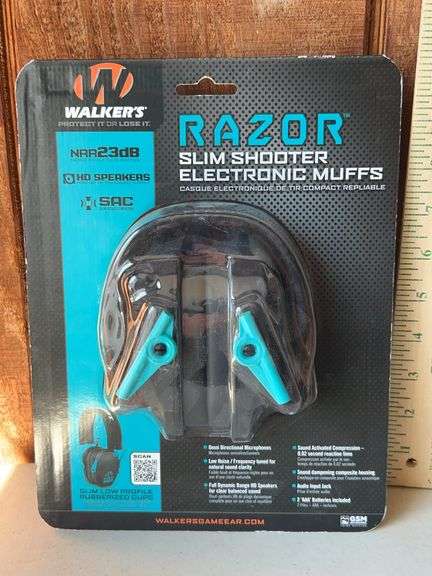 Walker's Razor Slim Shooter Electronic Muffs - Auction Ohio