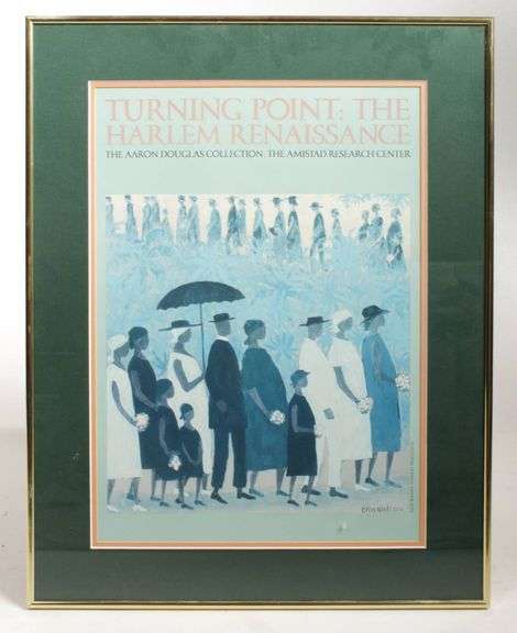 TURNING POINT: THE HARLEM RENAISSANCE BY ELLIS WILSON POSTER IN GOLD ...
