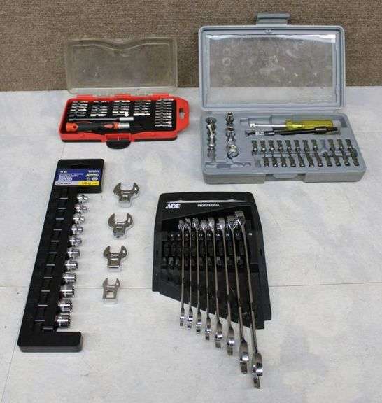 Socket, Wrench, and Screwdriver Bit Sets Including ACE Professional and ...