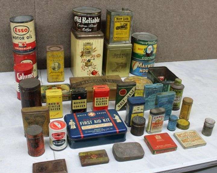 Vintage Advertising Tins and Containers - Auction Ohio