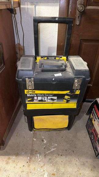 DeWalt Mobile Work Center Tool Box with Tools - Auction Ohio