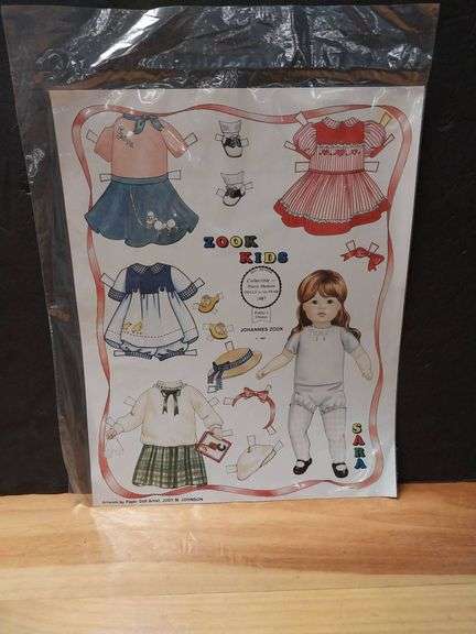Zook Kids Paper Doll Set Featuring Artwork by Judy M. Johnson ...
