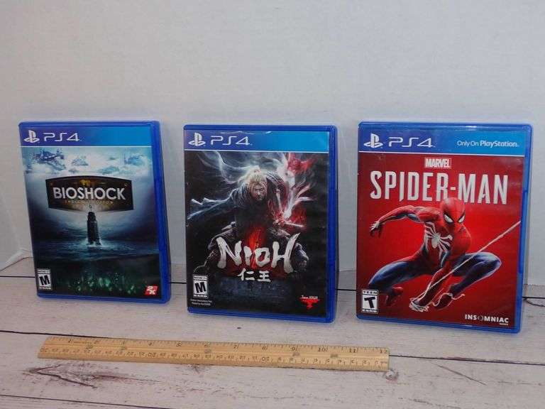 Three PS4 Games: Bioshock Collection, Nioh 2, Marvel’s Spider-Man ...