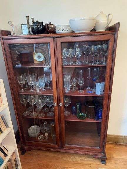 Mid century desk, barrister bookcase, signed vtg jewelry -new!, D&D ...