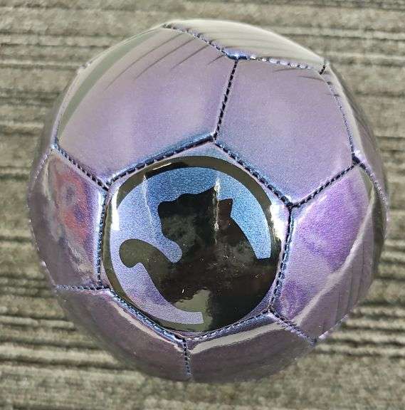 ProCat by Puma Size 1 Iridescent Soccer Ball - Blue/Purple - Auction Ohio