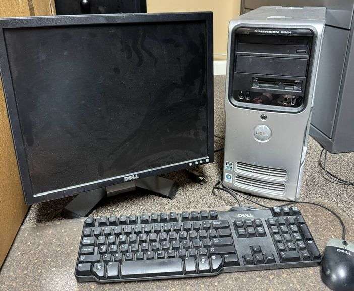 Dell Dimension E521 Desktop Computer With Monitor, Keyboard, and Mouse - Auction Ohio