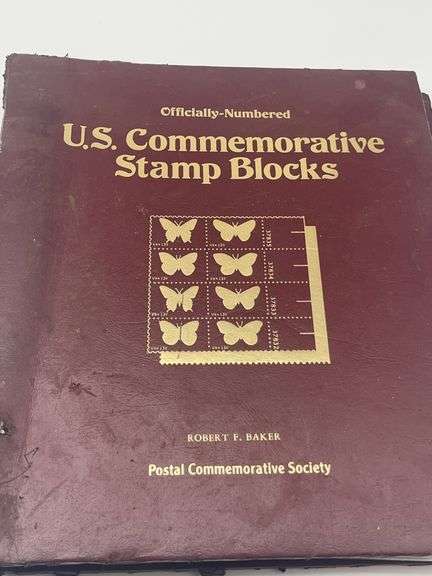 Album of U.S. Commemorative Stamp Blocks by Postal Commemorative ...