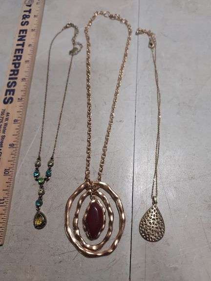 3 Necklaces, One 1928 - Auction Ohio