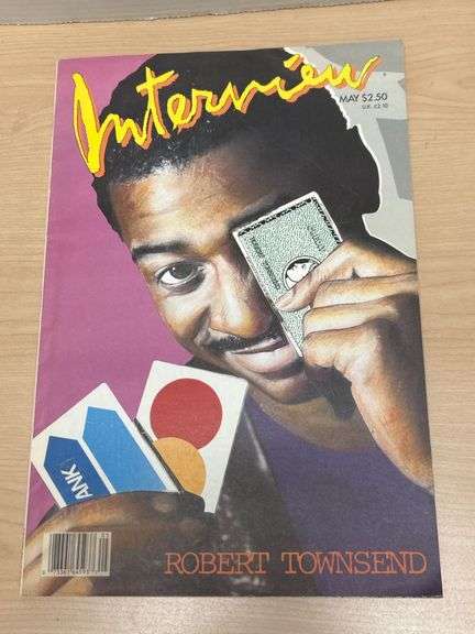 Interview Magazine Featuring Robert Townsend, May 1987 Copyright ...