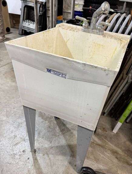 E.L. Mustee & Sons, Inc. Utilatub Laundry Sink with Faucet - Auction Ohio