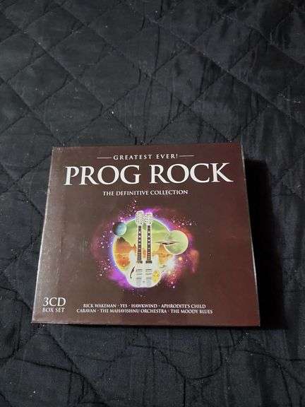 Greatest Ever Prog Rock The Definitive Collection 3-Disc Set - Auction Ohio