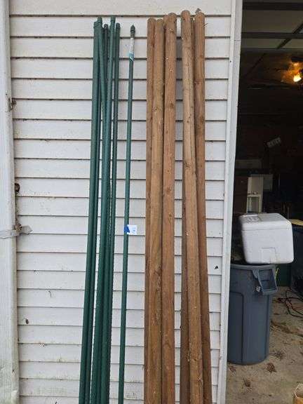Heavy duty Garden poles and steaks - Auction Ohio
