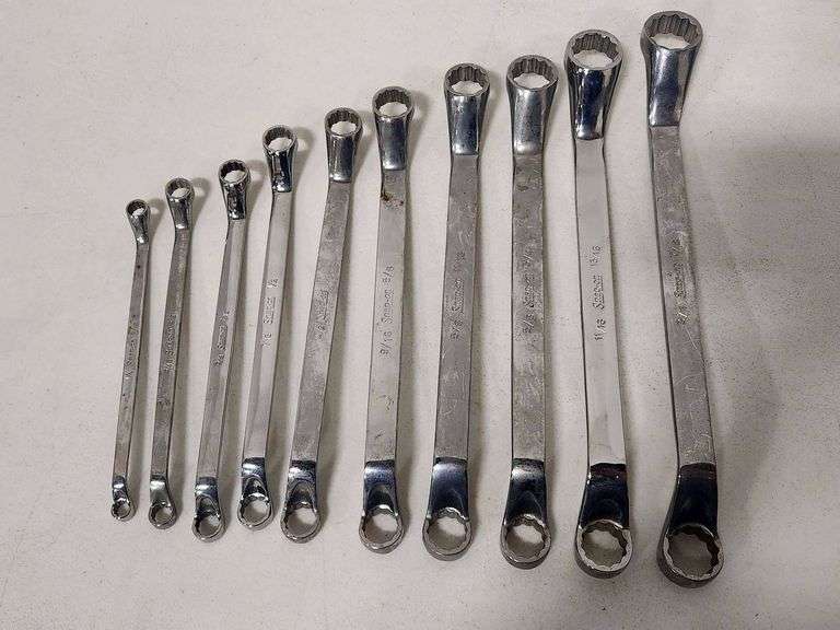 Snap-on SAE Offset 10-Pc. Box Wrenches - Auction Ohio