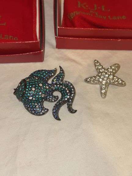 Tropical fish and starfish-Kenneth J. Lane - Auction Ohio