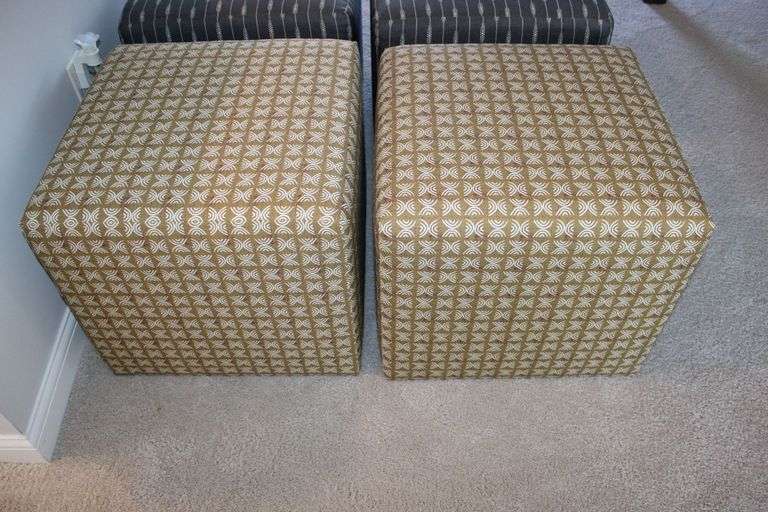 Upholstered Ottomans - Auction Ohio