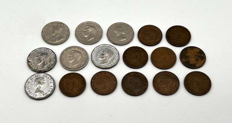 1950's Canadian Coins - Auction Ohio