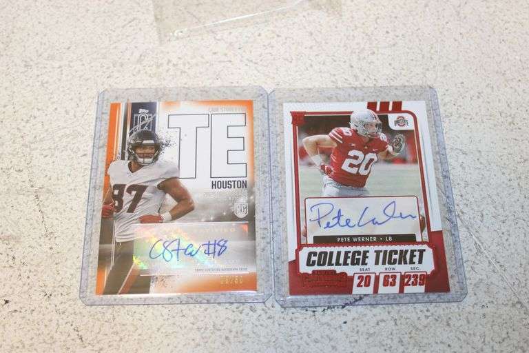 Autographed Football Cards - Auction Ohio