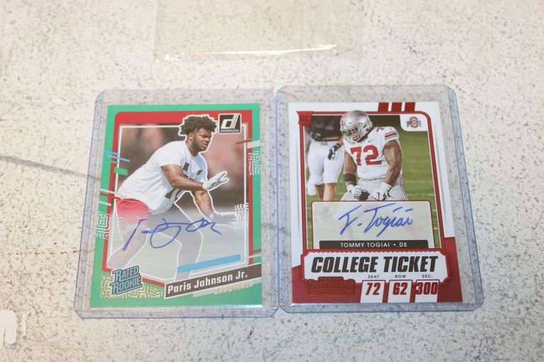 Autographed Football Cards - Auction Ohio
