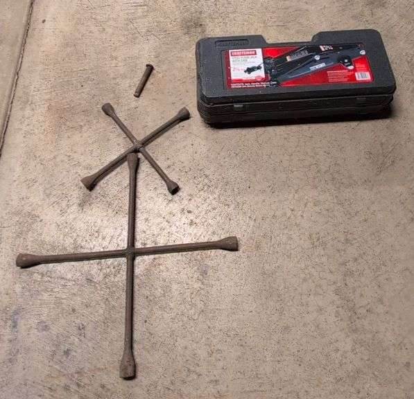 Craftsman Steel Jack Set with Case and Two Tire Irons - Auction Ohio