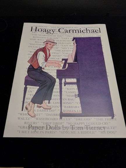 Hoagy Carmichael Paper Dolls by Tom Tierney, Copyright 2006, Softback ...