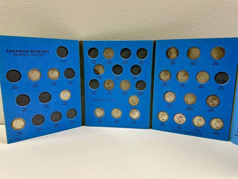 Canadian Quarter Collection 1912-1952 - Auction Ohio
