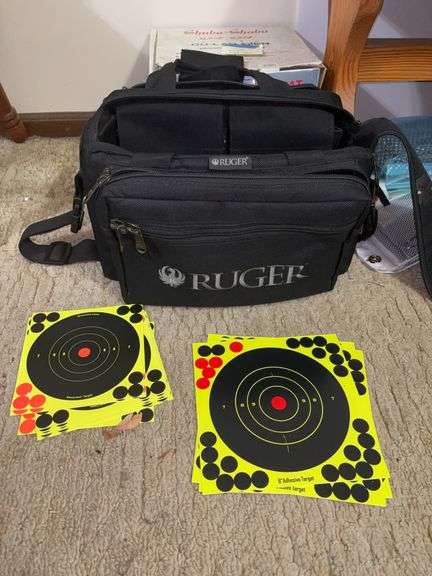 Ruger Range Bag and Targets - Auction Ohio