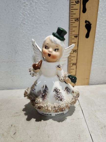 Vintage March Angel Figurine 4.5'' Tall Japan - Auction Ohio
