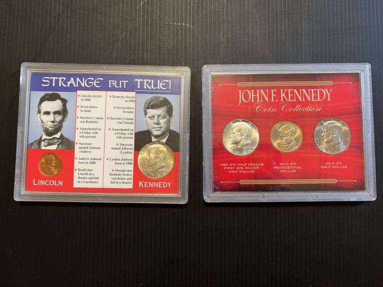 JFK Coin Collection and Lincoln Uncanny Comparisons - Auction Ohio