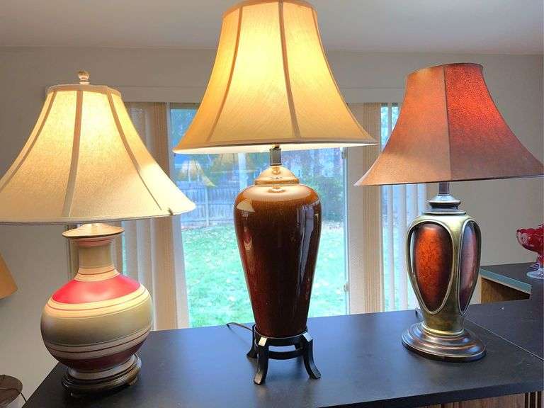 Trio of quality lamps - Auction Ohio
