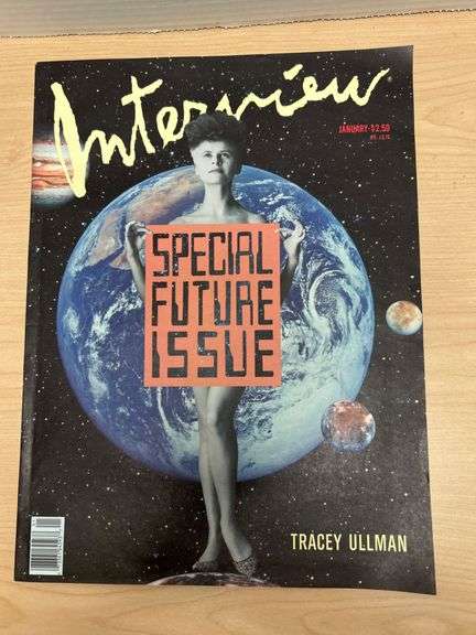 1988 Interview Magazine, January Issue Featuring Tracey Ullman, Special ...