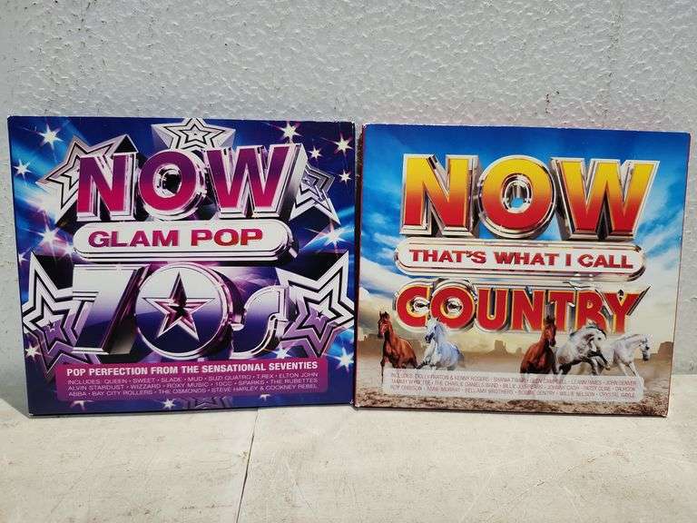 Now What's What I Call Country & Now Glam Pop Cd Sets - Auction Ohio