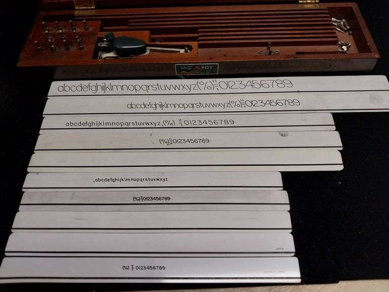 Keuffel & Esser Leroy Lettering Set with Wooden Case and Accessories ...
