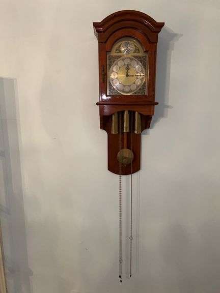 Tempus Fugit Western Germany Wall Hanging Grandfather Clock 15"X8.5"X36 ...