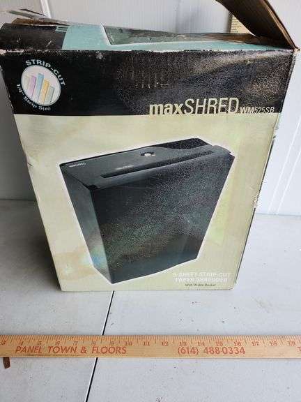 Max Shred 5 Sheet Paper Shredder Never Used Opened For Pics Has Box ...
