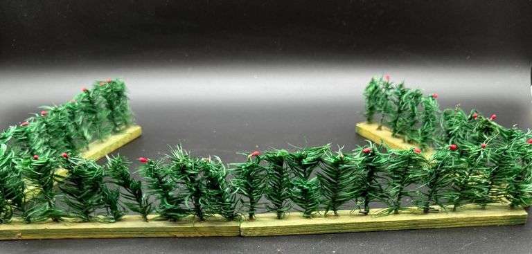 Antique German Christmas Feather Tree Fence With 4 Sections *RARE ...
