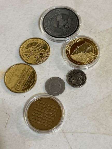 Commemorative and National Coins medallions with Themed Designs and ...