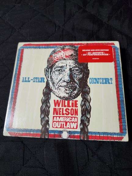 All Star Concert Willie Nelson American Outlaw 2-Cds And 1-Dvd Set ...