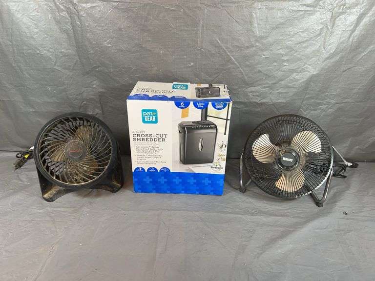 Paper Shredder & Small Fans - Auction Ohio