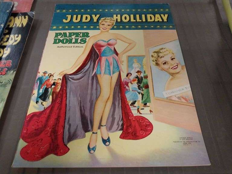 Judy Holliday Paper Dolls, Authorized Edition, Copyright 1954 by ...