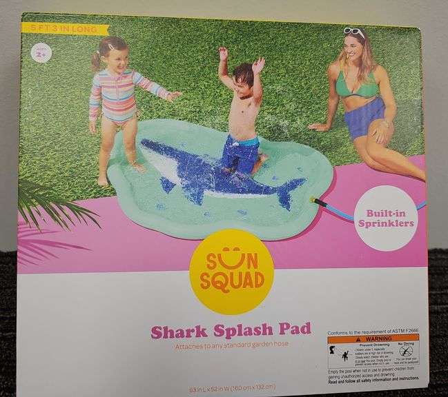 Shark Splash Pad Novelty Floats - Sun Squad - Auction Ohio