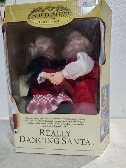 Gold Label Collection Realy Dancing Santa & Mrs. Claus - Auction Ohio