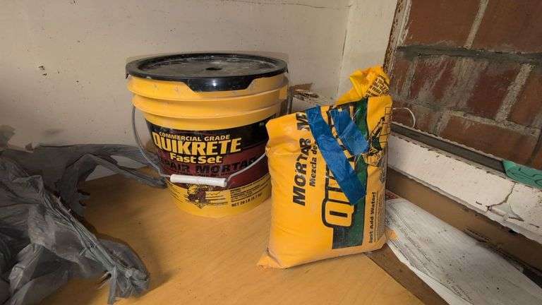 Quikrete Fast Set Repair Mortar and Mortar Mix - Auction Ohio