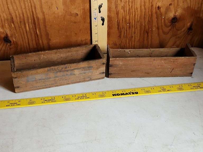Vintage Pimento Cheese & Velveeta Cheese Wood Boxes, 9"X3"X2.5 ...