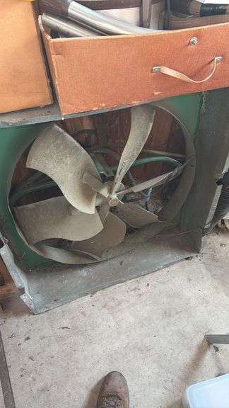 Vintage Industrial Exhaust Fan - Auction Ohio