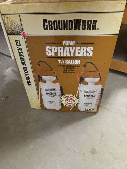 Groundwork pump and sprayer- only 1 - Auction Ohio