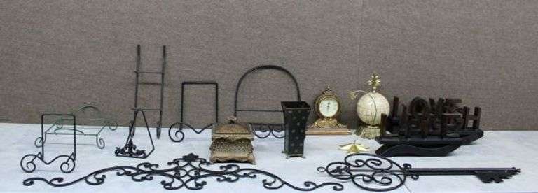 Metal Display Stands, Decorative Objects, and Tabletop Accents ...