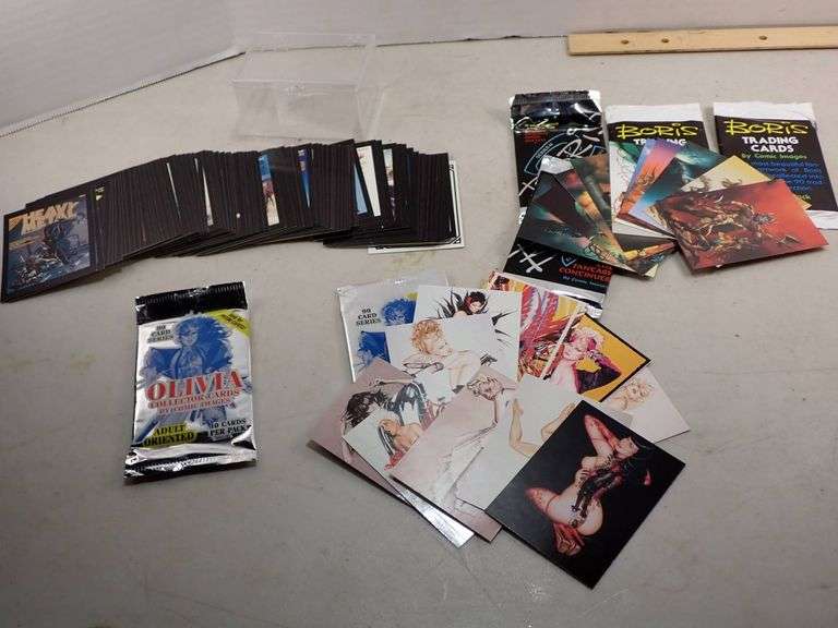 Olivia, Boris, and Heavy Metal Trading Cards - Auction Ohio