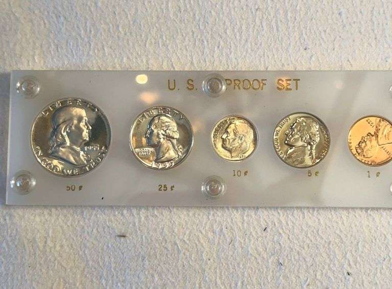 1955 US proof set-silver - Auction Ohio