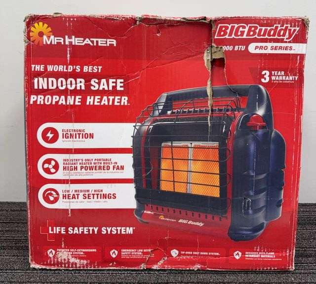 **USED** Mr. Heater Propane Big Buddy Portable Heater, 450 sq. ft ...
