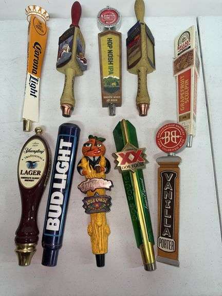 10 beer tap handles - Auction Ohio